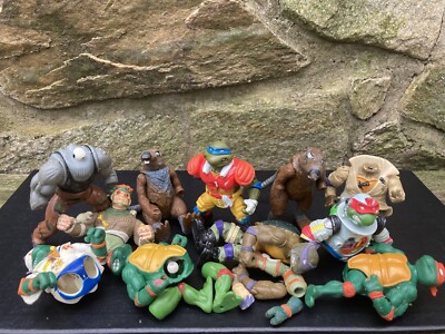Vintage TMNT Figure Fodder Parts Lot Teenage Mutant Ninja Turtles ...