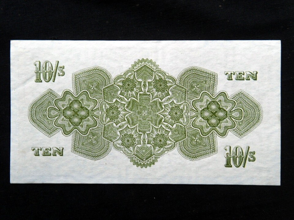 1966 Tonga rare Banknote 10 Shillings UNC / GEM high QUALITY no reserve ...