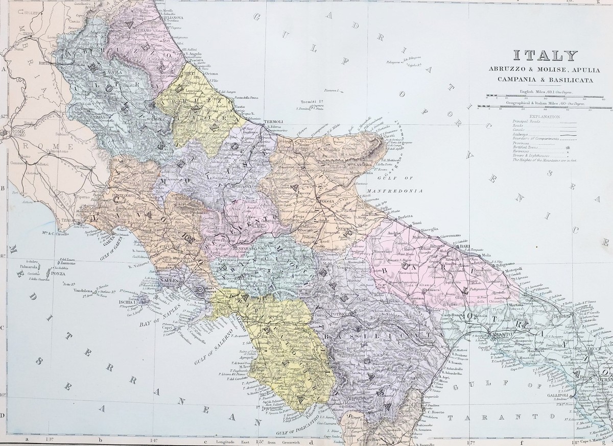 Mapa De Abruzos Molise Road Map # 9 Abruzzo & Molise (Italy)