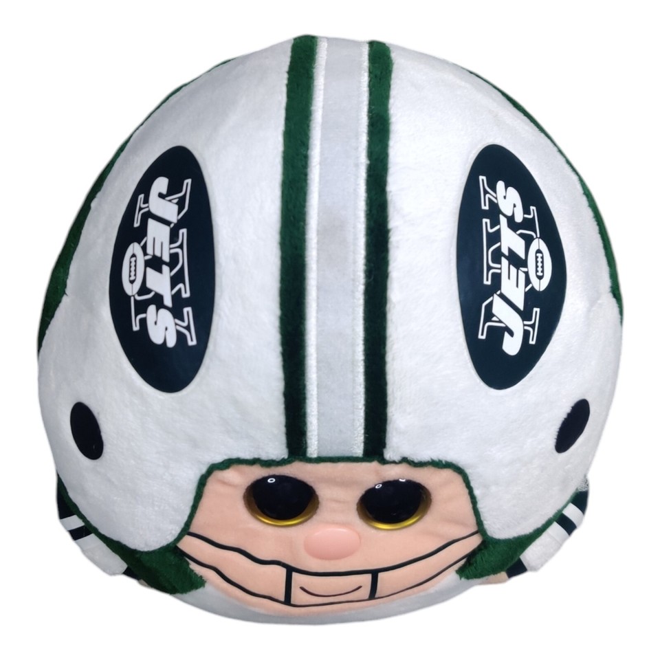 Ty Beanie Ballz New York Jets Mascot Plush 8” Green & White NFL Plushie ...