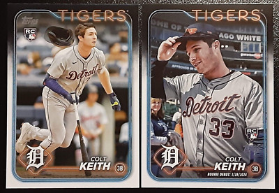 2024 Topps Update Rookie Card #US73 & RC Debut #US192 - Colt Keith | eBay