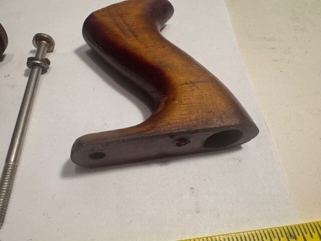 MADE USA - VINTAGE WOOD PLANE HARDWOOD HANDLE & KNOB WITH SCREWS | eBay