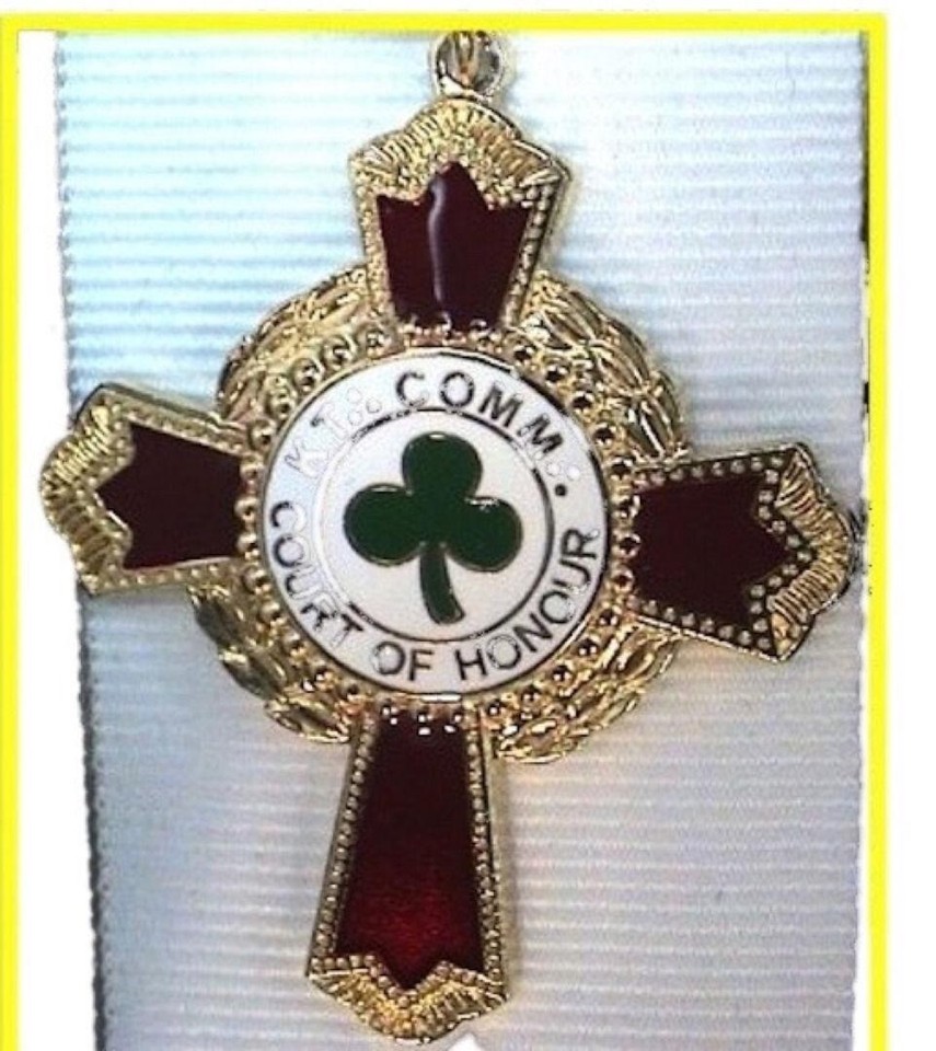 Freemason Masonic KCCH Knights Commander Court Scottish Rite Masonic ...