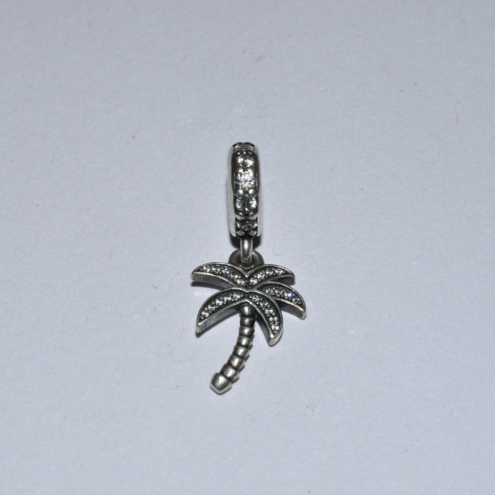 Pandora Sparkling Palm Tree Dangle Charm 791540CZ | eBay