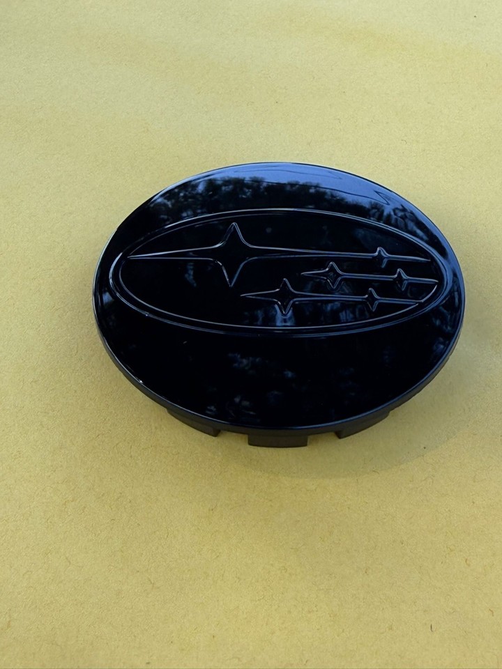 Set Of 4 Subaru Full Black Wheel Center Cap, 28821SA030 | eBay