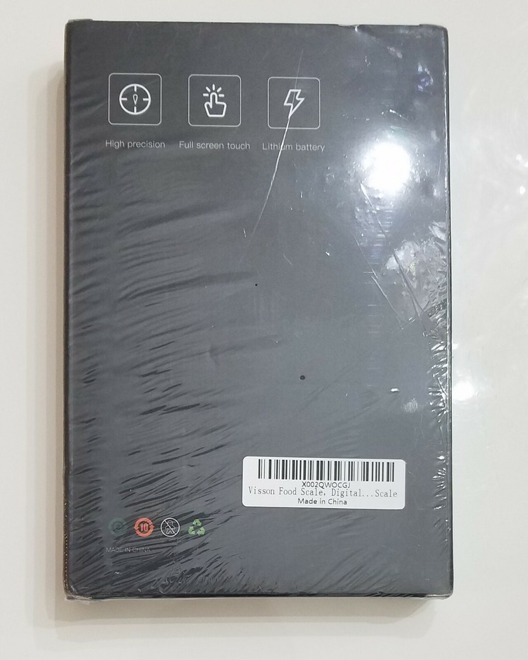 Visson Food ScaleDigital Kitchen Scale Weight Grams and oz for Cooking ...