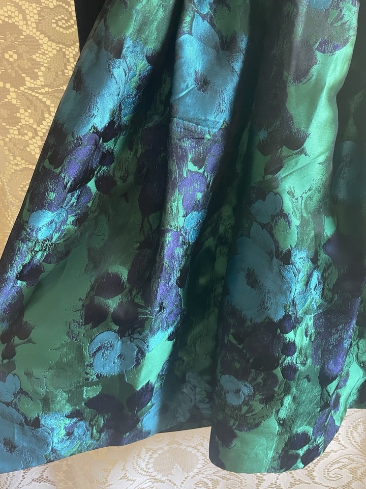 NWOT! Jessica Howard Navy Green Fit & Flare Semi Formal Dress Women’s ...