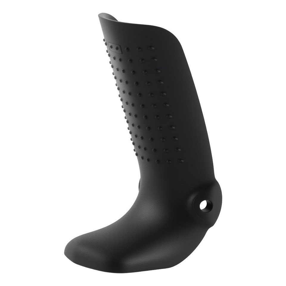 Black Beavertail BackStrap Textured Grip Straight Extended For Glock ...