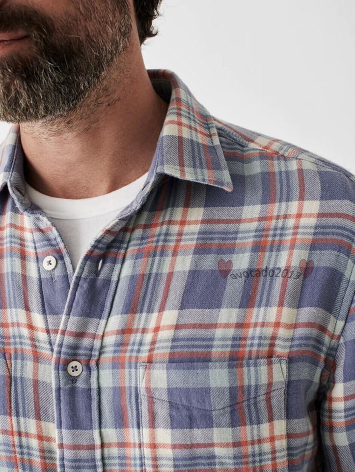 Brand New Faherty Coastal Hill Plaid The Reversible Shirt | eBay