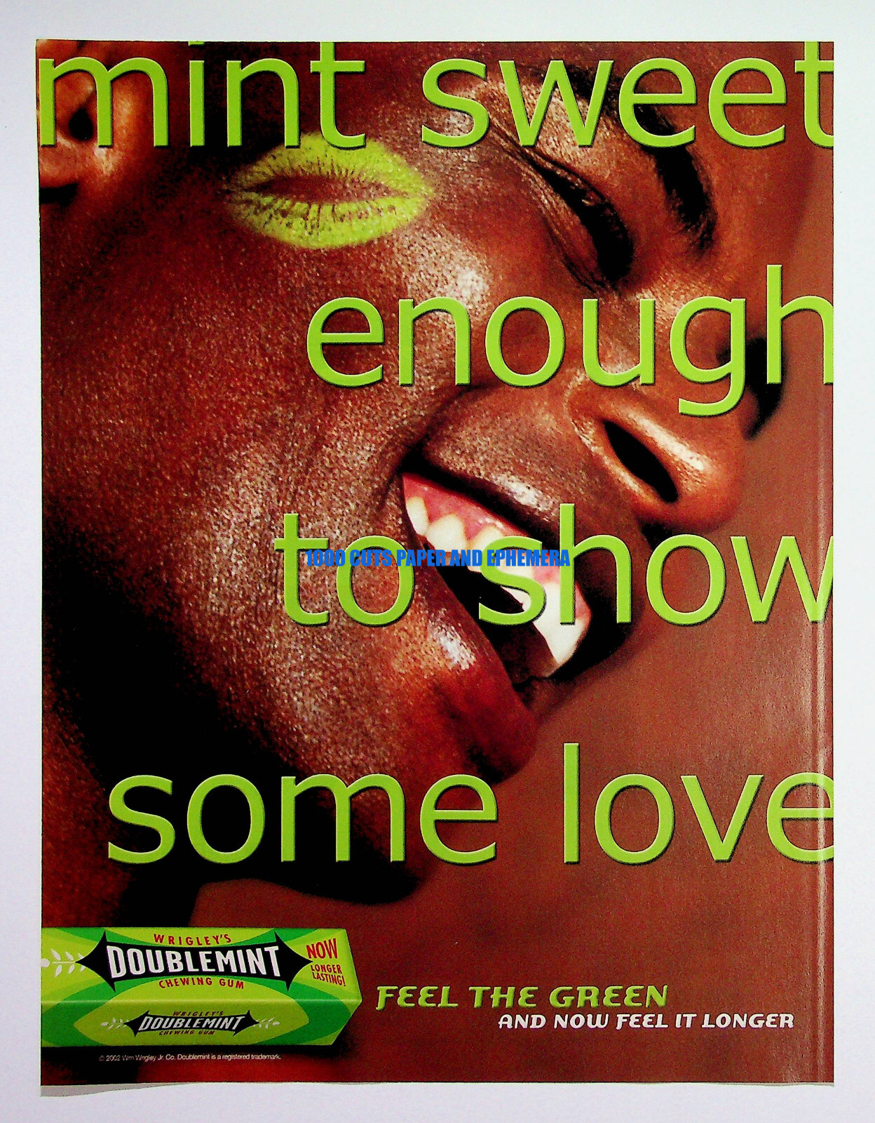 Wrigley's Doublemint Chewing Gum 2002 Trade Print Magazine Ad Poster ...