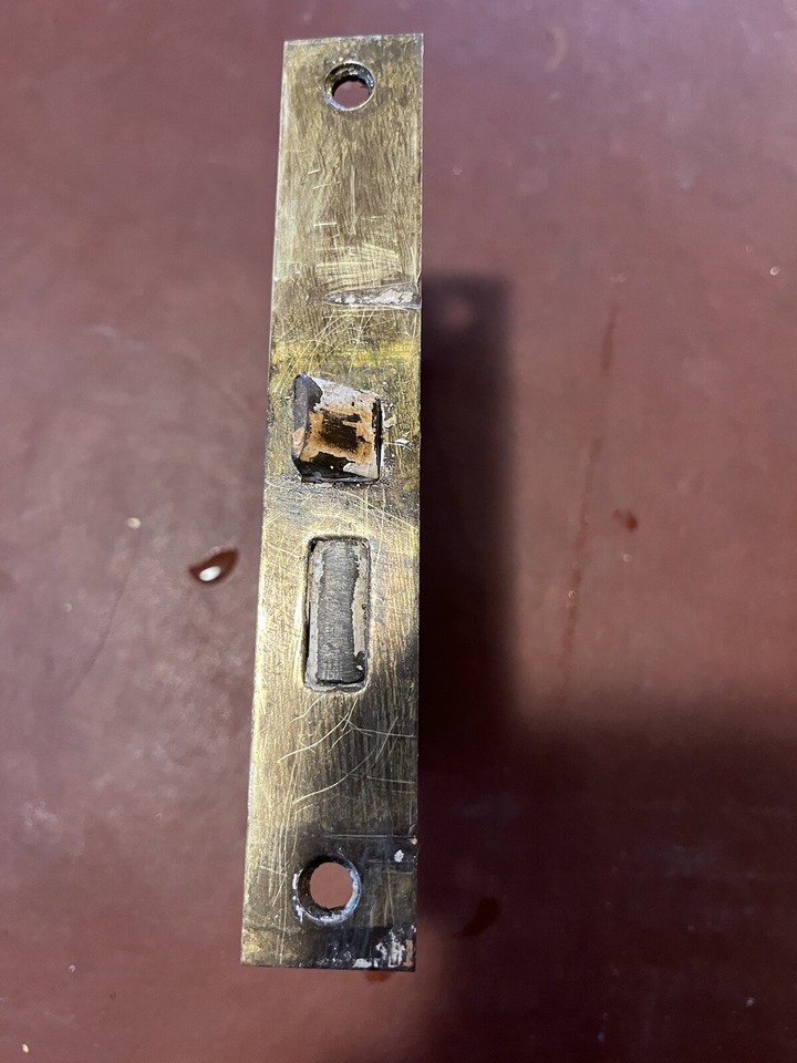 Vintage Antique Mortise Interior Door Locks SKILLMAN Brass Fronts | eBay