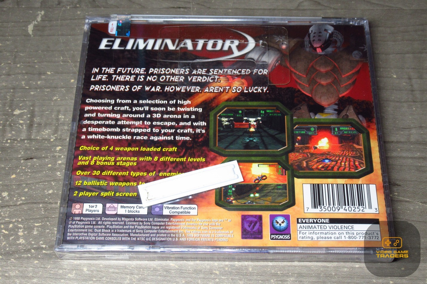 Eliminator+%28Sony+PlayStation+1%2C+1999%29 for sale online | eBay