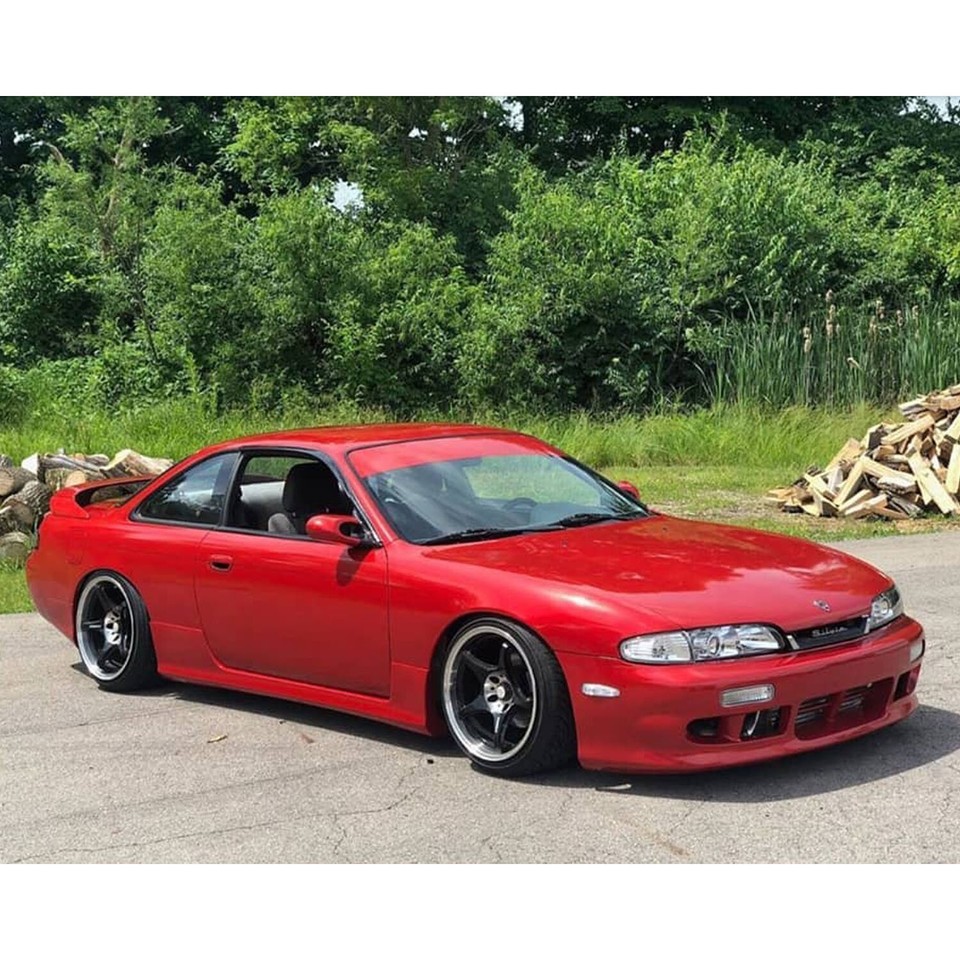 KBD Body Kits Navan Style Polyurethane Front Bumper Fits Nissan 240SX ...