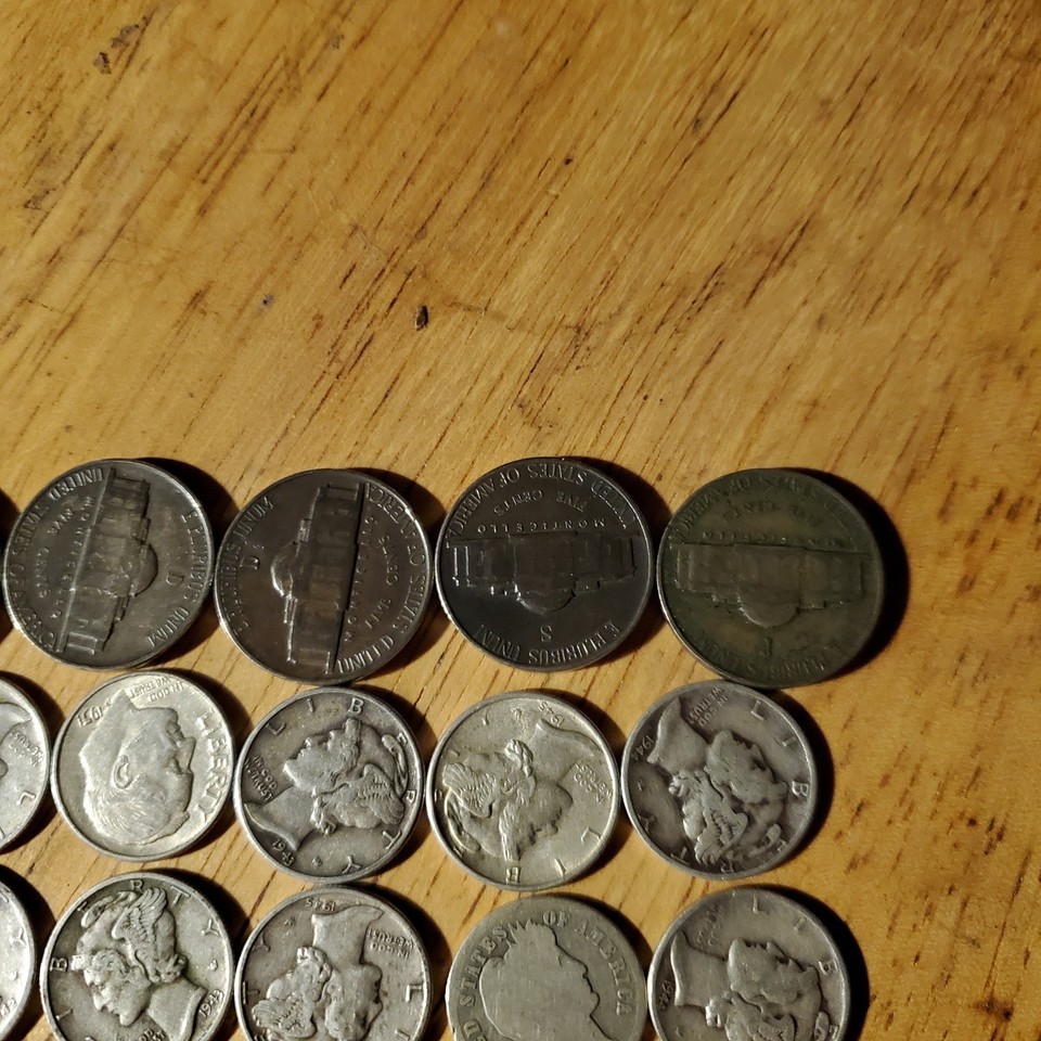90% And 35% Junk Silver Coins $4 Face Value -Mixed Date (29) Coins | eBay