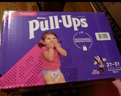 Huggies Pull-Ups Girls Leak Free Potty Training Pants, 2T-3T (16-34lb ...