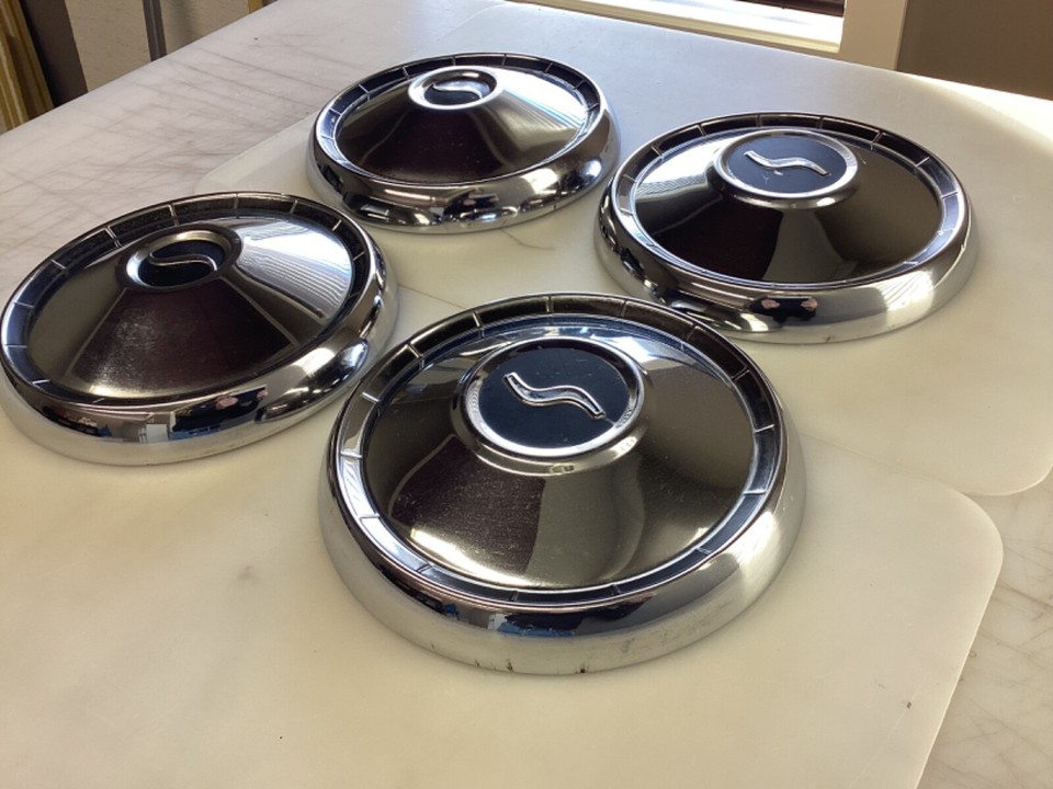 (4) original Studebaker Lark hubcaps 1963-66 | eBay