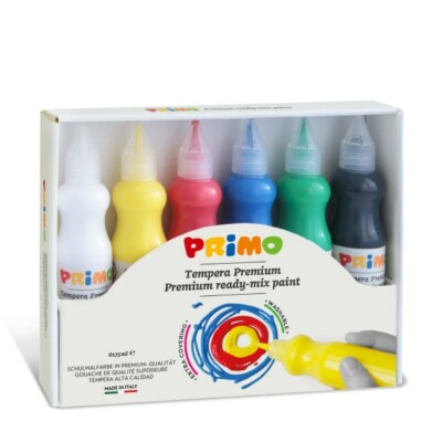Primo Ready-mix poster paint 6 colours 75 ml | eBay UK