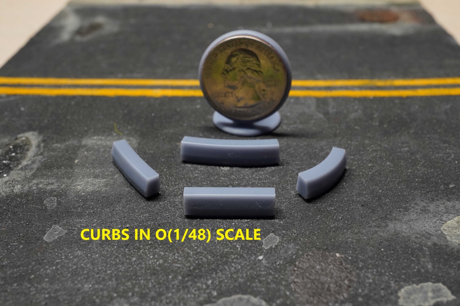 EUROPEAN STYLE ROAD CURBS DIORAMA SCALE 1:35 O(1:48) 1/72 HO(1/87 ...
