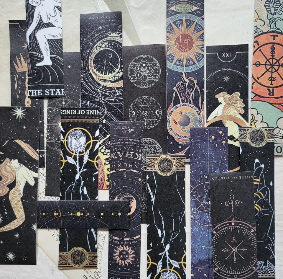 Astrology Astronomy Stars Galaxy Junk Journal Stickers Stripe 40 Pcs | eBay