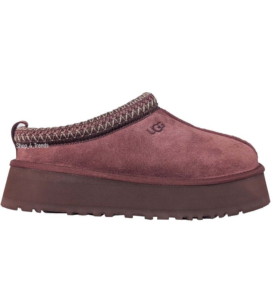 New Women's Shoes 100% UGG Brand Braid Tazz Platform Slippers 1122553 ...