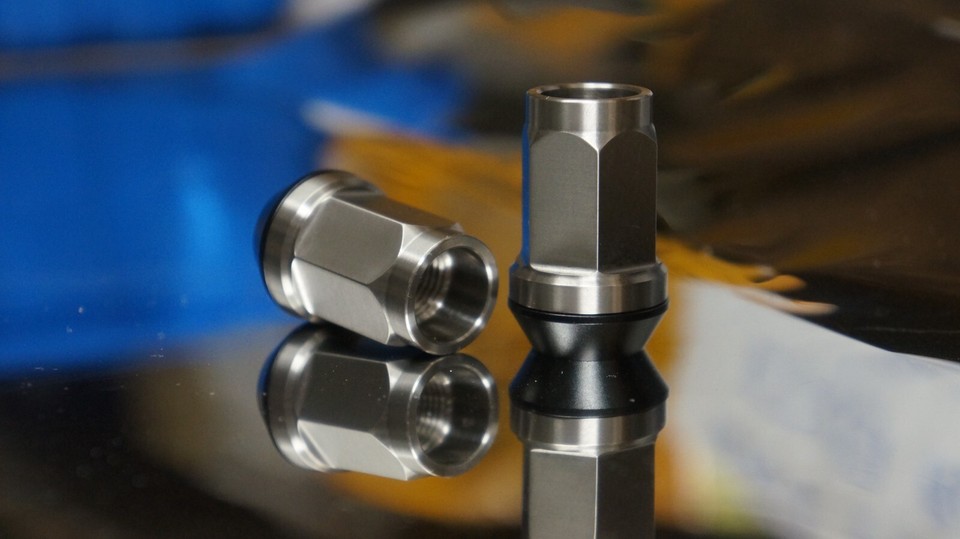 20x 12x1.5 12x1.25 1/2-20 Titanium Wheel Lug Lugs Nut Nuts Floating 60 ...