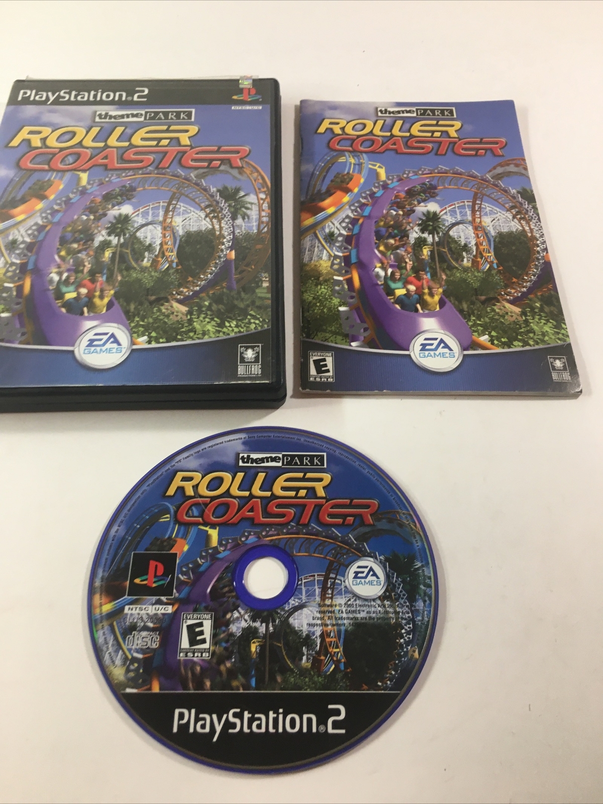 Theme Park Roller Coaster (Sony PlayStation 2, 2000) PS2 Complete ...