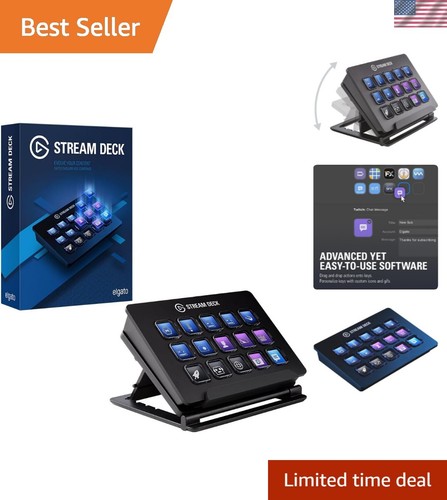 Stream Deck Classic: Lightweight 15-Key Streaming Controller for ...