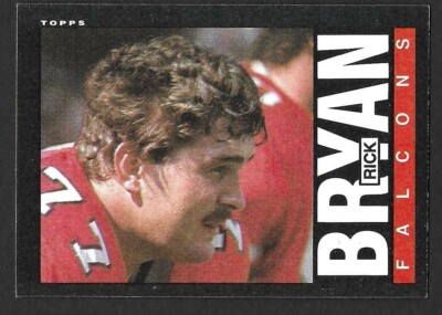 1985 Topps #14 Rick Bryan RC Atlanta Falcons | eBay