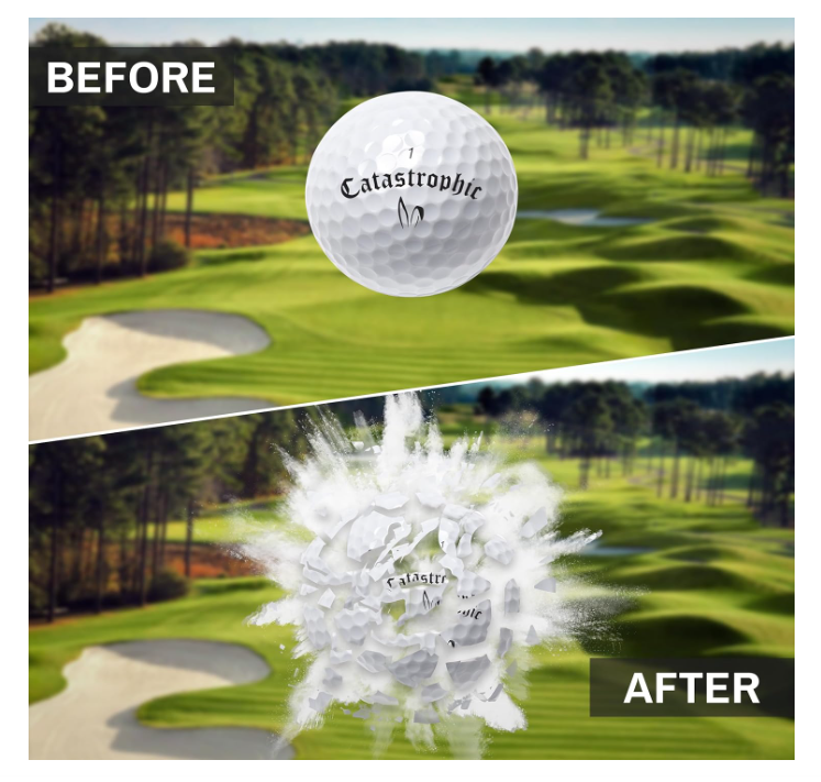 Shanker Golf Exploding Balls - Prank Balls that Explode on Impact ...