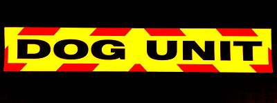 Dog Unit Fluorescent Self Adhesive Sticker | eBay UK
