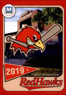 2019 Fargo-Moorhead RedHawks Team Issue #1 Header Logo Checklist - NM ...