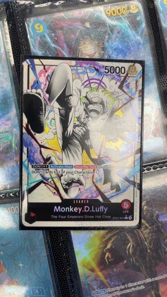 Monkey D. Luffy (Alt/Paralle Art) ST21-001 L Starer Deck EX (Gear 5 ...
