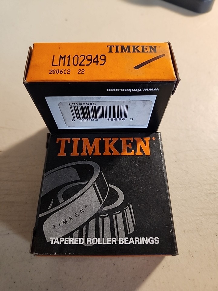 NOS Genuine Timken Tapered Roller Bearing Cone LM102949 | eBay