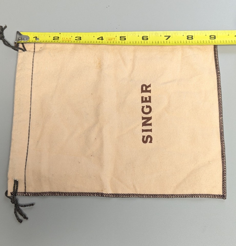 Singer Sewing Machine Foot Controller Flannel Drawstring Bag Cover | eBay