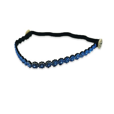 Headband Rhinestones Headwear with Buttons Ear for Protection for Yoga ...