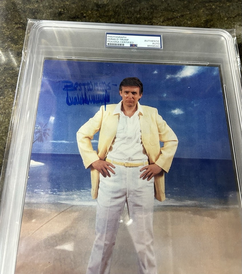 Donald Trump Autographed 8x10 Photo PSA/DNA Certified | eBay