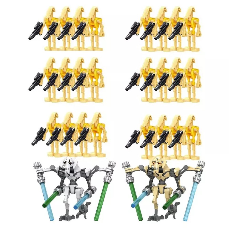 Lego Star Wars Droid Army General Grievous Battle Droids K-2SO 30 PCS ...