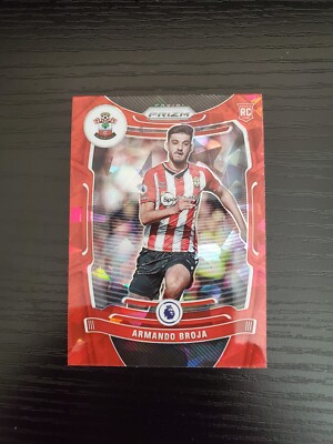Armando Broja - 2021-22 Prizm EPL Premier League Card #108 - RED ...