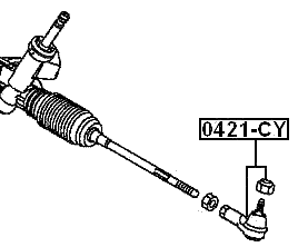 Steering Tie Rod End For Dodge 1607502480, 3817.74, 4422A002, 4422A018 ...