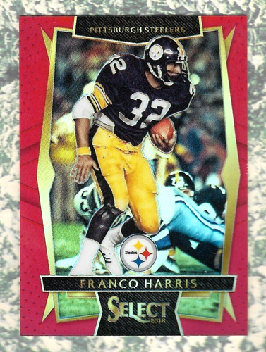 FRANCO HARRIS 2016 PANINI SELECT RED SP INSERT CARD #'D /99 NFL ...
