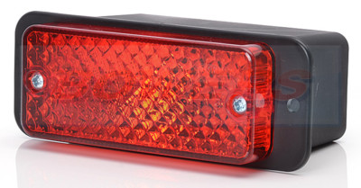 FLUSH FITTING MOUNTED RED REAR BUMPER FOG LIGHT LAMP JAPAN IMPORT LIMO ...