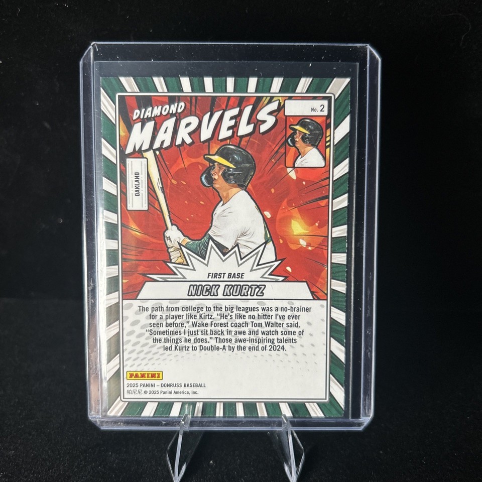 2025 Panini Donruss - Diamond Marvels Nick Kurtz #2 (RC) | eBay