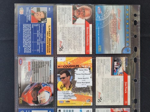 1990s/2000s NHRA Signed Cards, Lot of 18 | eBay