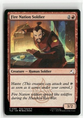 Fire Nation Soldier 0280 Avatar The Last Airbender Eternal-Legal MTG NM ...