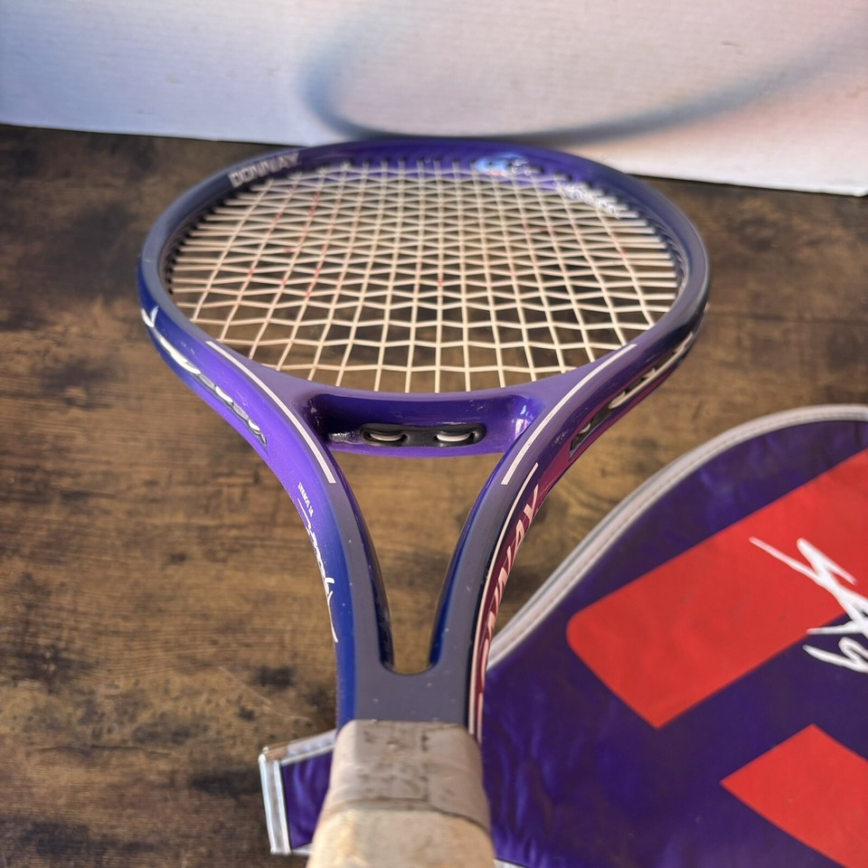 Rare DONNAY Andre Agassi WST Agassi Flash L4 Tennis Racquet W Matching ...