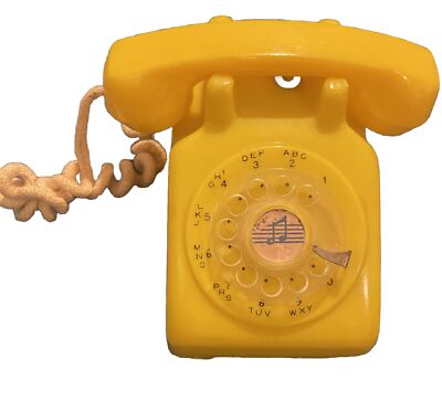 Vintage Child’s Rotary Telephone Music Box 1970’s Marco Crafts (Not ...