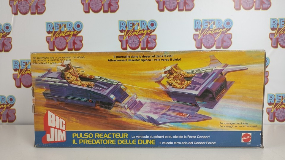 BIG JIM SAND SNIPER CONDOR FORCE DESERT DRIVER SKY FLIER VINTAGE MIB ...