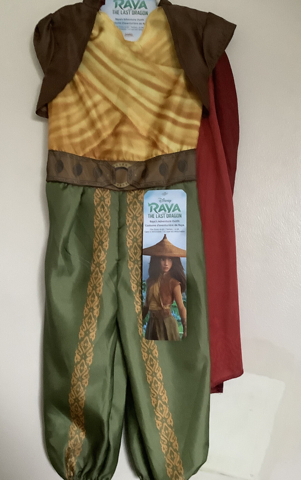 Raya Costume for Girls, Disney Raya and the Last Dragon size 4-6X | eBay