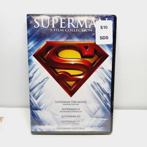 Superman 5-Film Collection (DVD) 5-Disc Deluxe Edition (New Sealed) | eBay