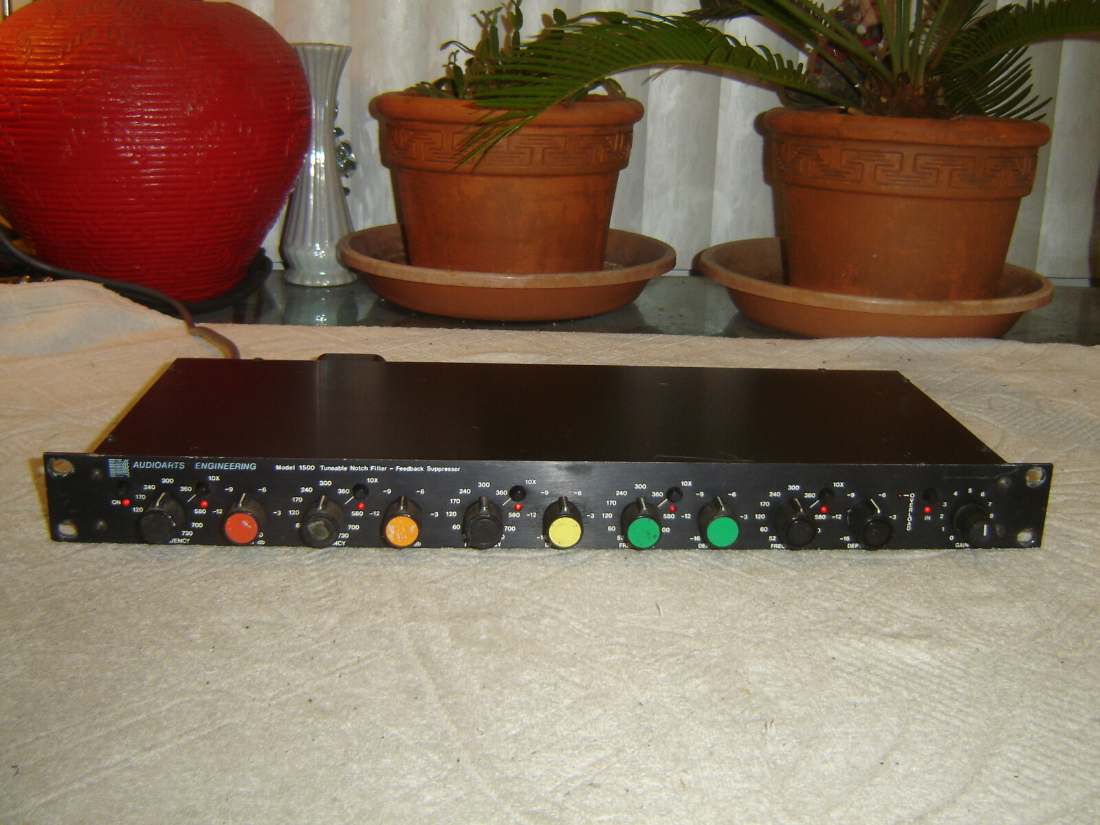 Audioarts 1500 Parametric 5 Band Tunable Notch Filter Equalizer Eq ...